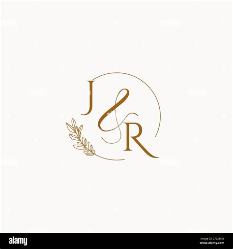 Jr Initial Wedding Monogram Logo Design Ideas Stock Vector Image And Art