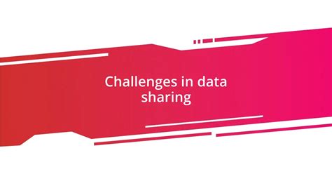 My Thoughts On Data Sharing Practices Uk