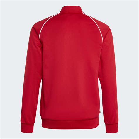 Adidas Adicolor Sst Track Jacket Red Adidas Lk