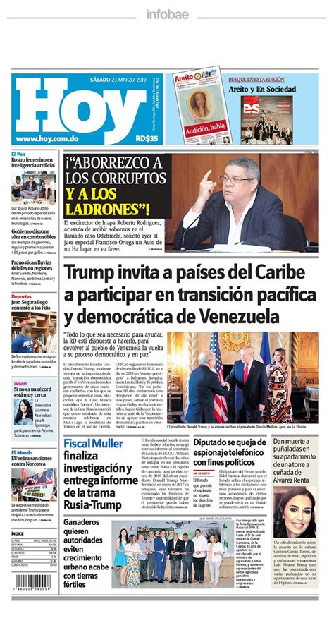 Hoy Dominicana 23 De Marzo De 2019 Infobae