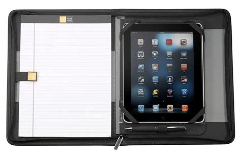 Affordable Zippered Tech Portfolio Leather Padfolios