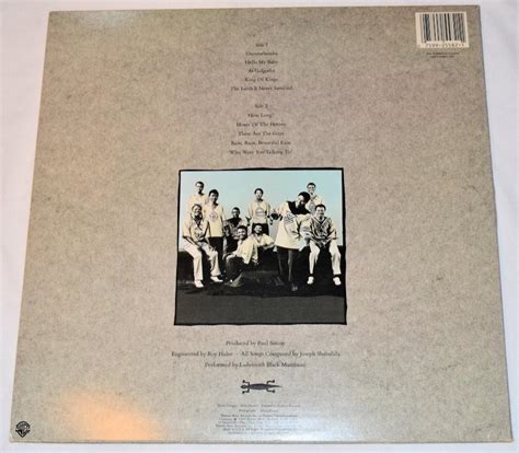 Ladysmith Black Mambazo Shaka Zulu Vinyl Record Album Lp Joes Albums