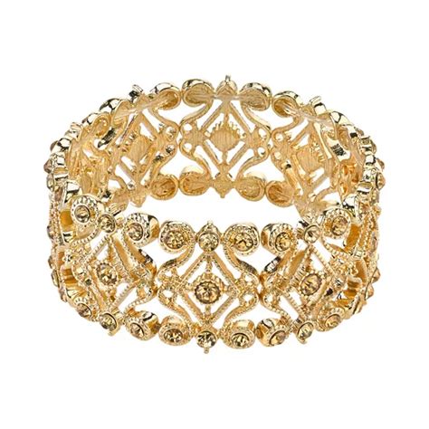 1928 Openwork Stretch Bracelet