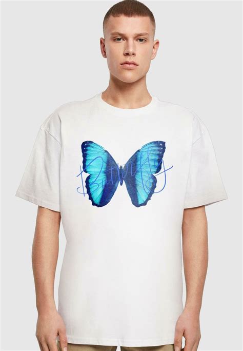 Merchcode Heavy Oversized T Shirt Print Whitewit Zalandonl
