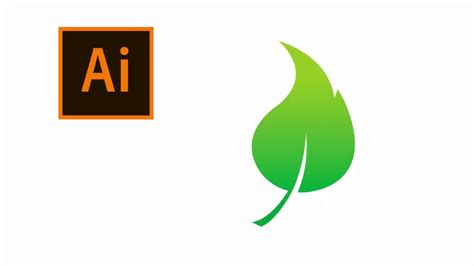 كيفية رسم ورقة شجر How To Draw A Leaf Illustrator Tutorial Youtube