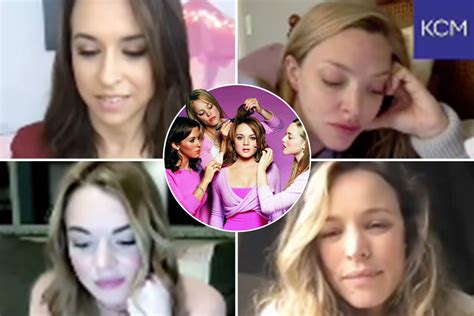 Lindsay Lohan And Rachel Mcadams Recreate Famous Mean Girls Phone Call