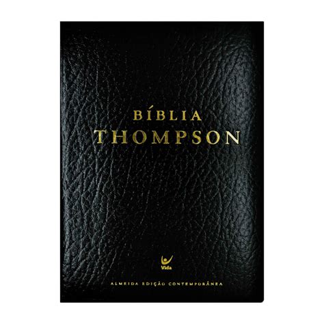 Bíblia Thompson Luxo Preta Tenda Gospel Livraria Cristã