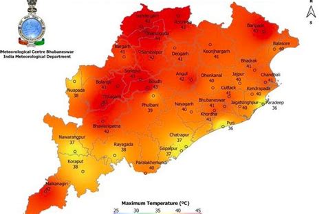 3 Day Heatwave Warning For Odisha Day Temp To Remain 3 5°c Above