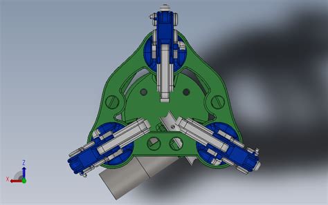 欠驱动机械手 Solidworks 2012 模型图纸下载 懒石网