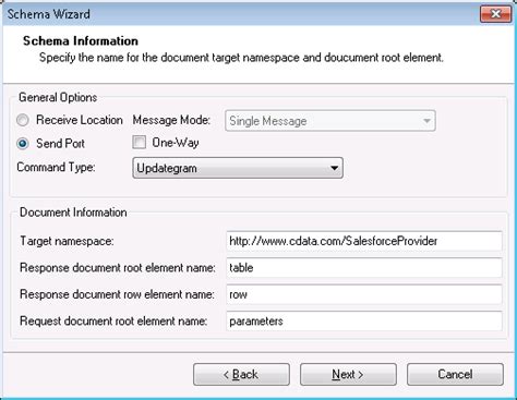 tutorial use the cdata biztalk adapter for sap hana to execute updategrams