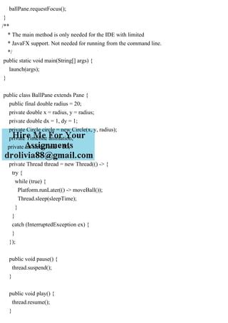 Import Javafx Application Application Import Javafx Stage Stage Pdf