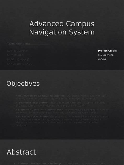 Advanced Campus Navigation System Pdf