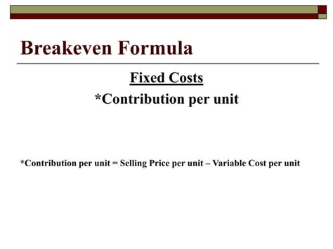 7 Breakeven Analysis PPT