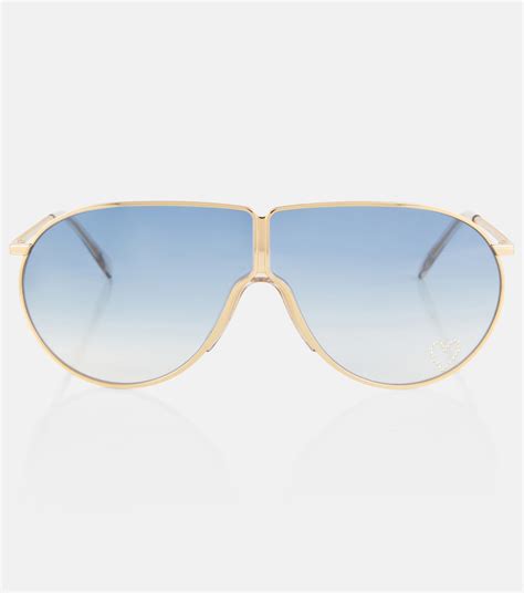 Aviator Sunglasses In Gold Stella Mc Cartney Mytheresa