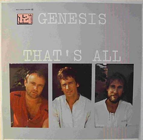 Genesis Thats All Vinyl 12 45 Rpm Discogs