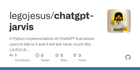 Chatgpt Jarvis Chatgpt Py At Main Legojesus Chatgpt Jarvis GitHub