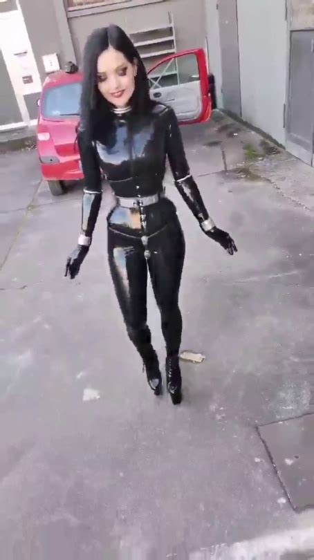 Dreamer In Chastity Latex And Bondage • Missdollylatex Beautifullatexfetishgirl
