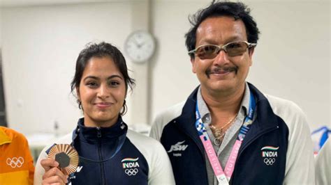 Manu Bhakers Coach Reacts To Her Bronze Medal Achievement