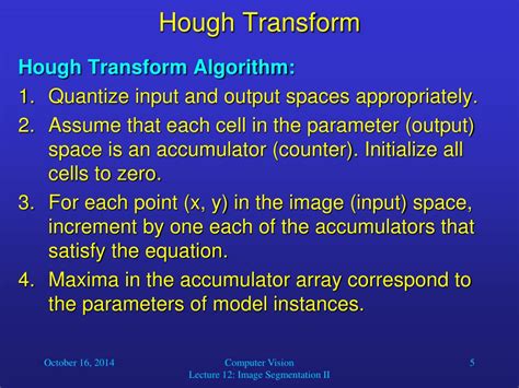 Ppt Hough Transform Powerpoint Presentation Free Download Id6555685