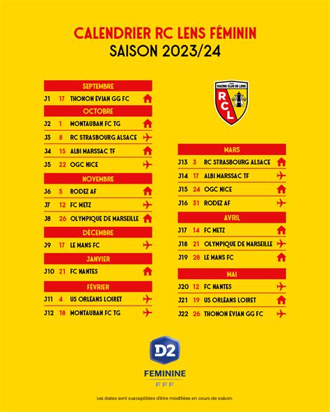 Calendrier 2024 Et 2024 Rc Lens Heddi Kristal