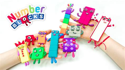 Making Numberblocks 1 10 From Clay DIY Satisfying Video ASMR YouTube