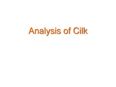 Ppt Analysis Of Cilk Powerpoint Presentation Free Download Id3987200