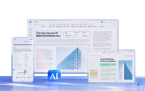 Easy PDF Solution To Create Convert Edit PDF Wondershare PDFelement