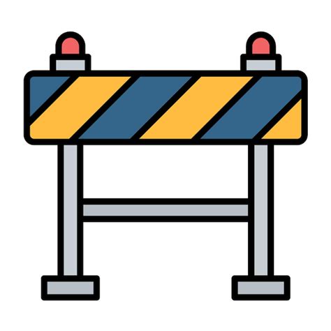 Premium Vector Road Block Vector Illustration Style