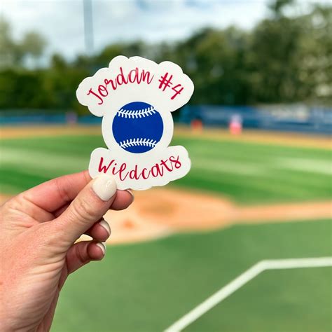 Personalized Softball Stickers Custom Softball Team T T For