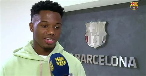 Ansu Fati Sends Message To Barcelona Fans After Champions League Cameo
