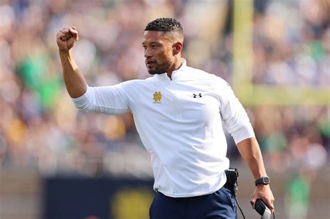 Coaching Profile Notre Dame Football Head Coach Marcus Freeman Aer