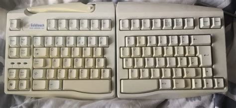 Vintage Goldtouch Split Ergonomic Keyboard Ps2 Plug £13 20 Picclick Uk