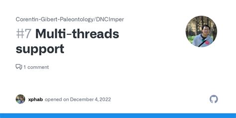 Multi Threads Support · Issue 7 · Corentin Gibert Paleontology
