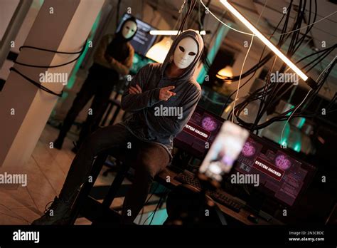 Anonymous Hacker Broadcasting Live Ransomware Video Threatening To
