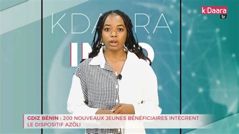 Dispositif Azôli à La Gdiz 200 Jeunes Bénéficiaires Sont Intégrés K