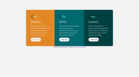 Frontend Mentor A 3 Column Preview Card For Your Device Coding