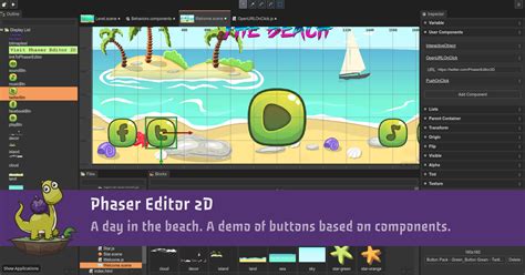 phaser editor 2d html5 game ide