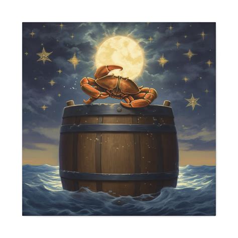 Cancer Crab Astrology Art Etsy