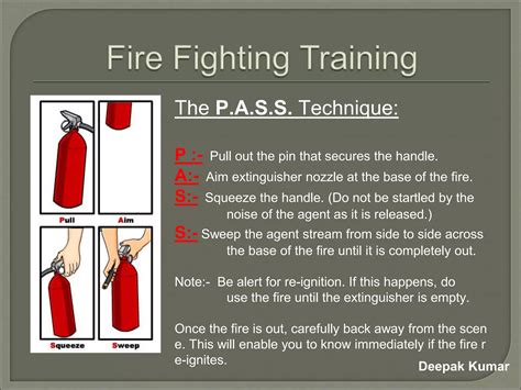 Fire Fighting Training Pptx