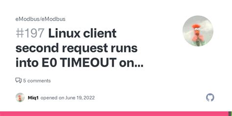 Linux Client Second Request Runs Into E0 Timeout On Raspbian · Issue