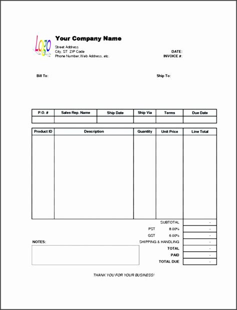 Ato Tax Invoice Template Invoice