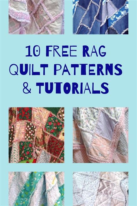10 FREE Rag Quilt Patterns Tutorials Inspired Quilting By Lea