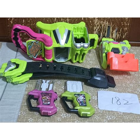 特賣出清 日版 現況品 182 假面騎士 EX AID DX 玩家驅動腰帶含側掛 2個卡匣 蝦皮購物