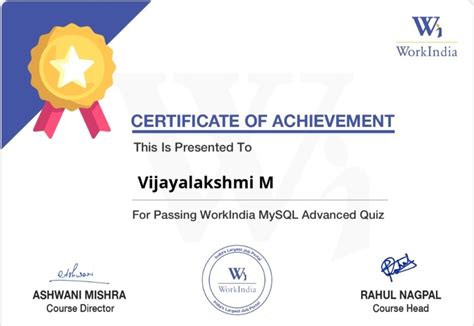 Vijayalakshmi Murugan On Linkedin Mysql Databasemanagement