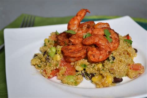 Spicy Shrimp And Quinoa Salad Sarcastic Cooking