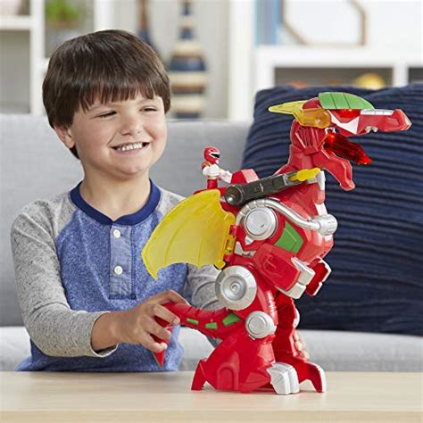 Playskool Heroes Power Rangers Red Ranger Dragon Thunderzord Action Figure Zord