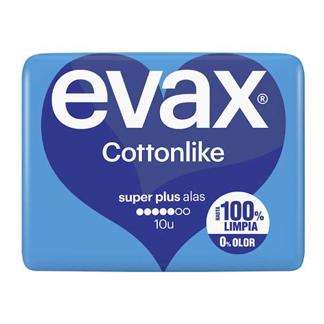 Compra Evax Cottonlike Superplus Con Alas 10 Unidades