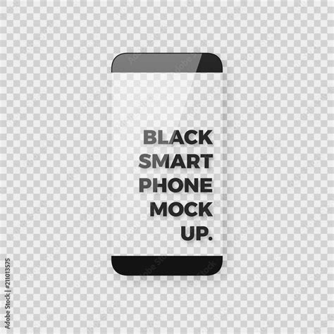 Realistic Vector Smartphone Mockup With Edgeless Borderless Bezel Less