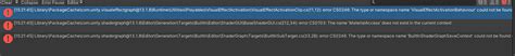 unity 2022 1 21f1 errors while creating a project using a template
