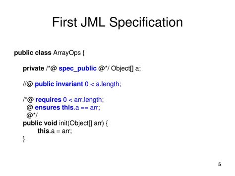 Ppt The Java Modeling Language Powerpoint Presentation Free Download